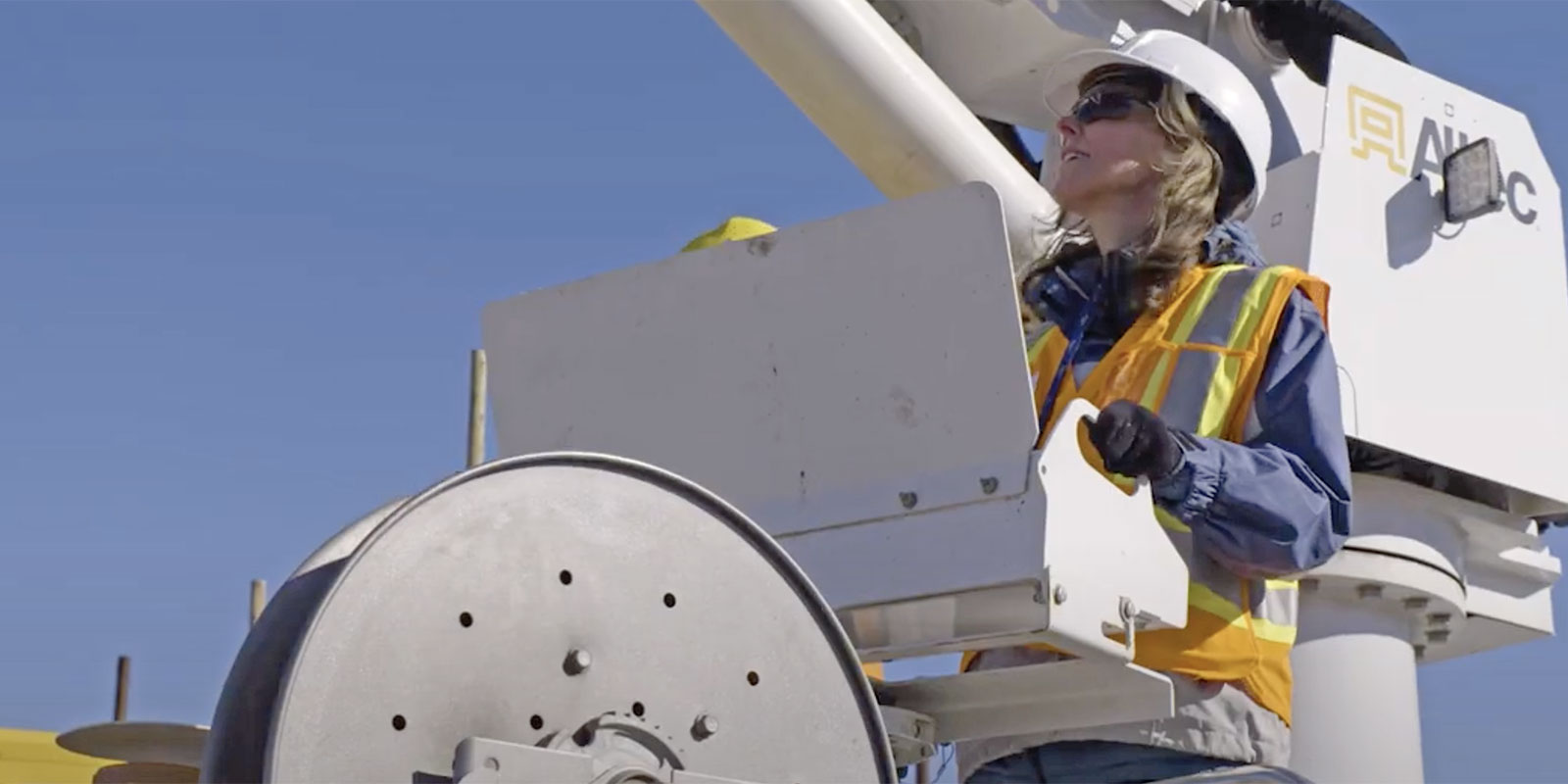 Hydro leadership experiences the trades for a day