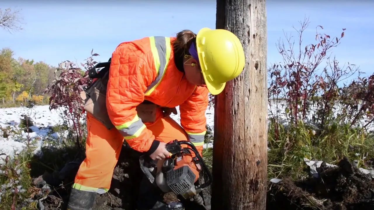 Preventative pole maintenance ensures safety