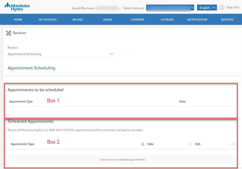 How to schedule an appointment for a meter exchange